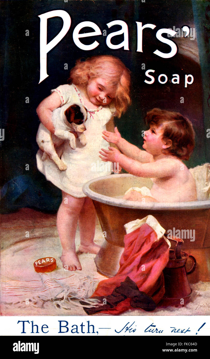 1910s UK Pears Magazine Advert Stock Photo - Alamy