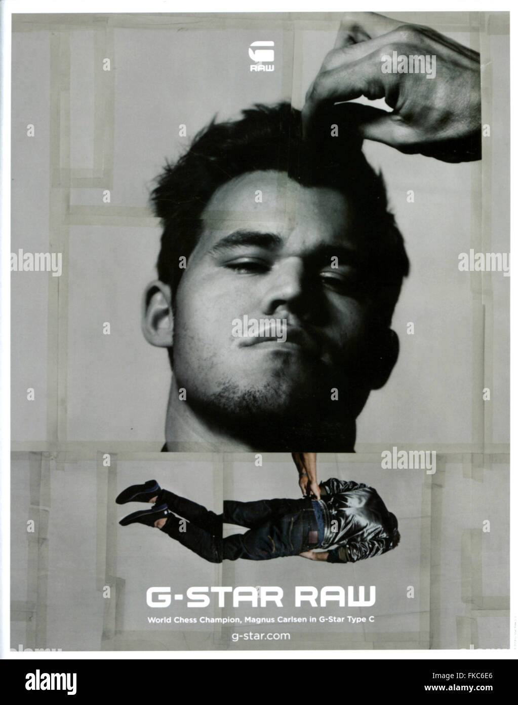 2010s UK G-Star Raw Magazine Advert Stock Photo - Alamy