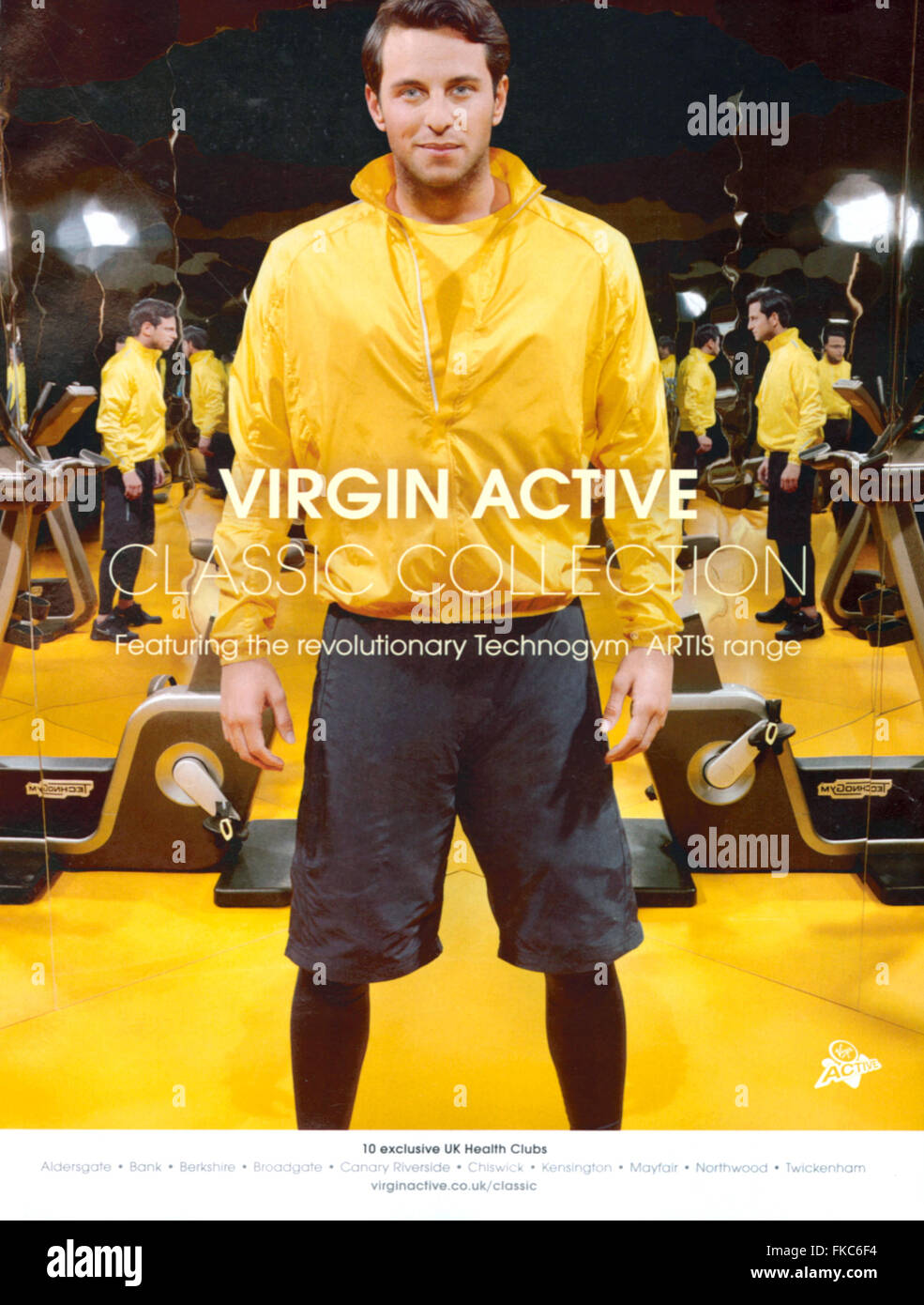 2010s UK Virgin Active Magazine Advert Stock Photo - Alamy