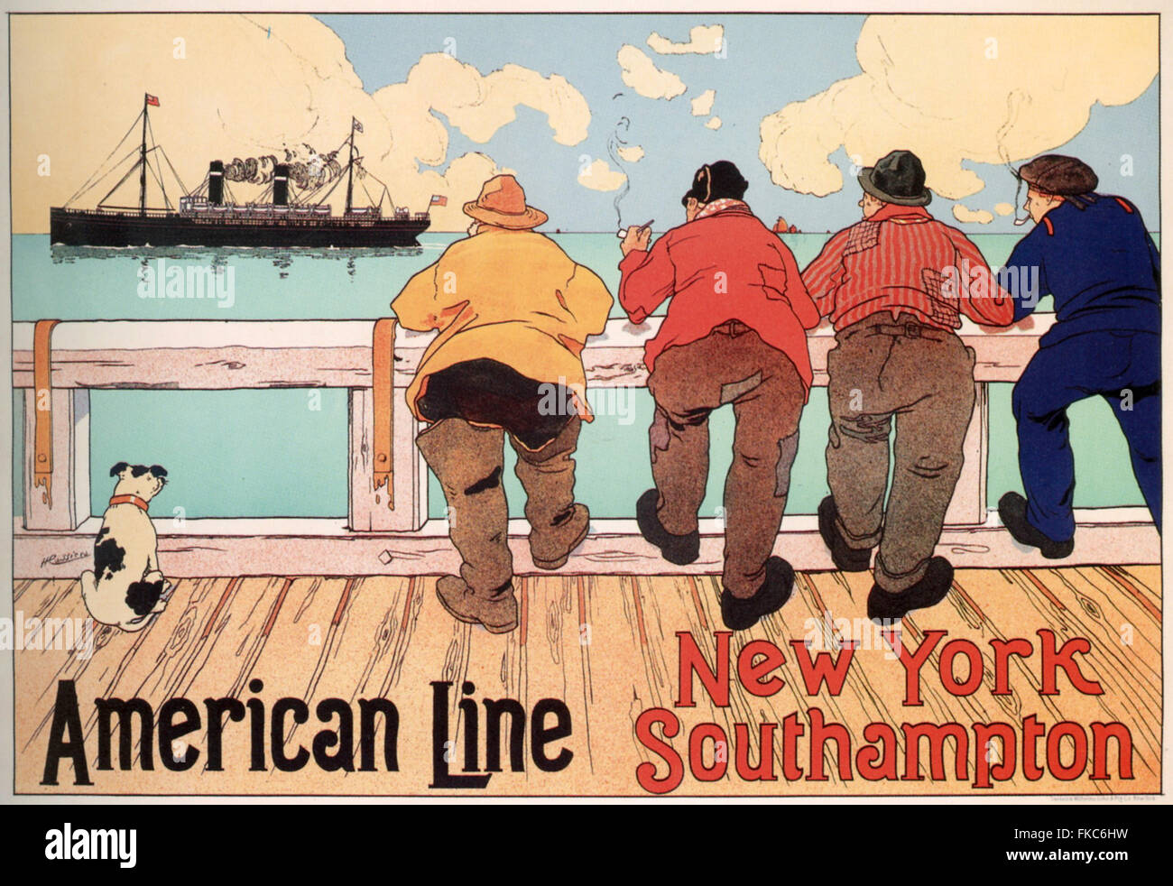 American poster 1900 hi-res stock photography and images - Alamy