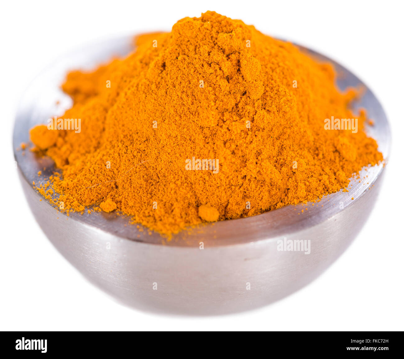 Portion of Turmeric (close-up shot) isolated on white background Stock ...