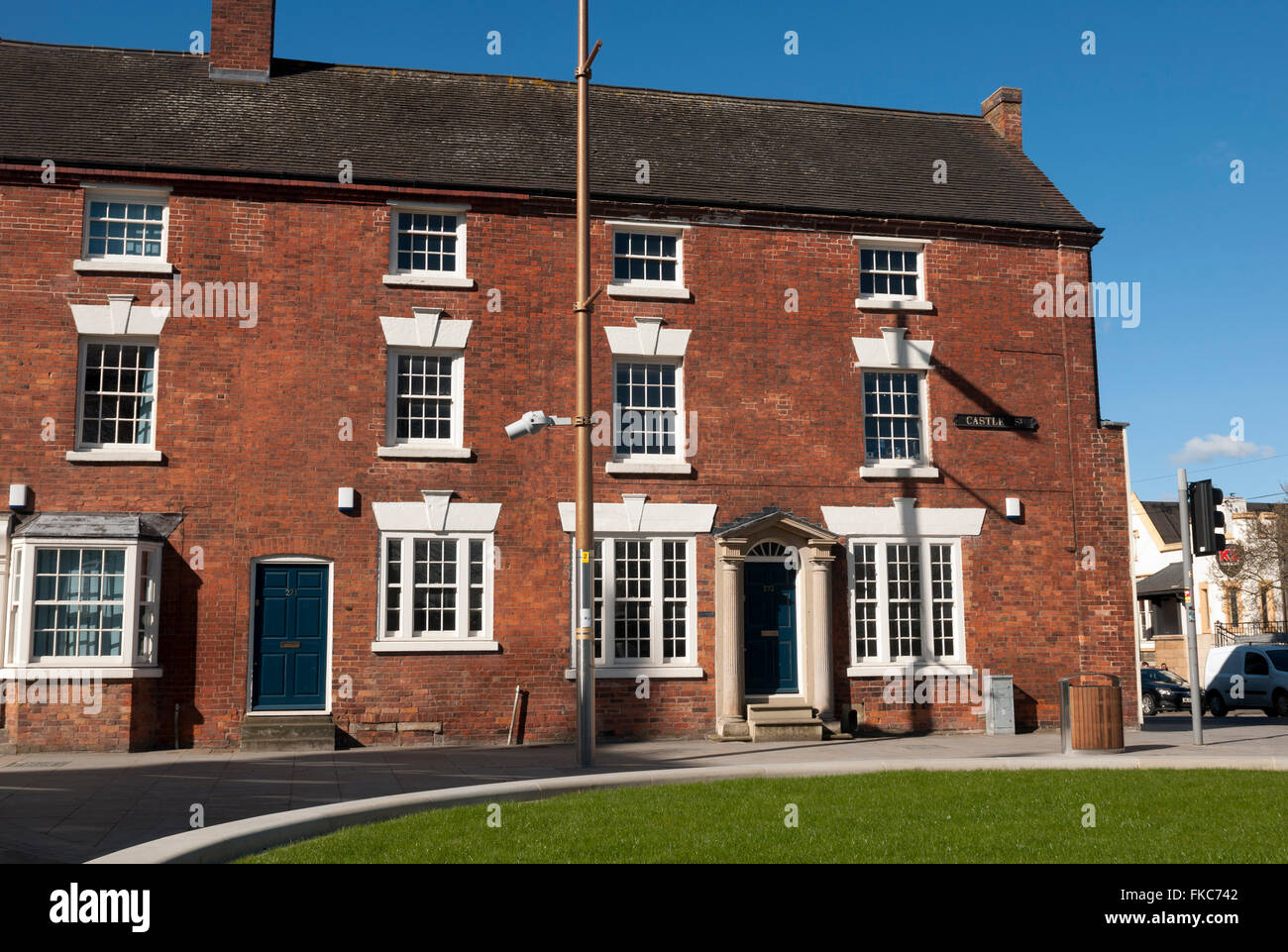 Castle Street, Dudley town centre, West Midlands, England, UK Stock ...