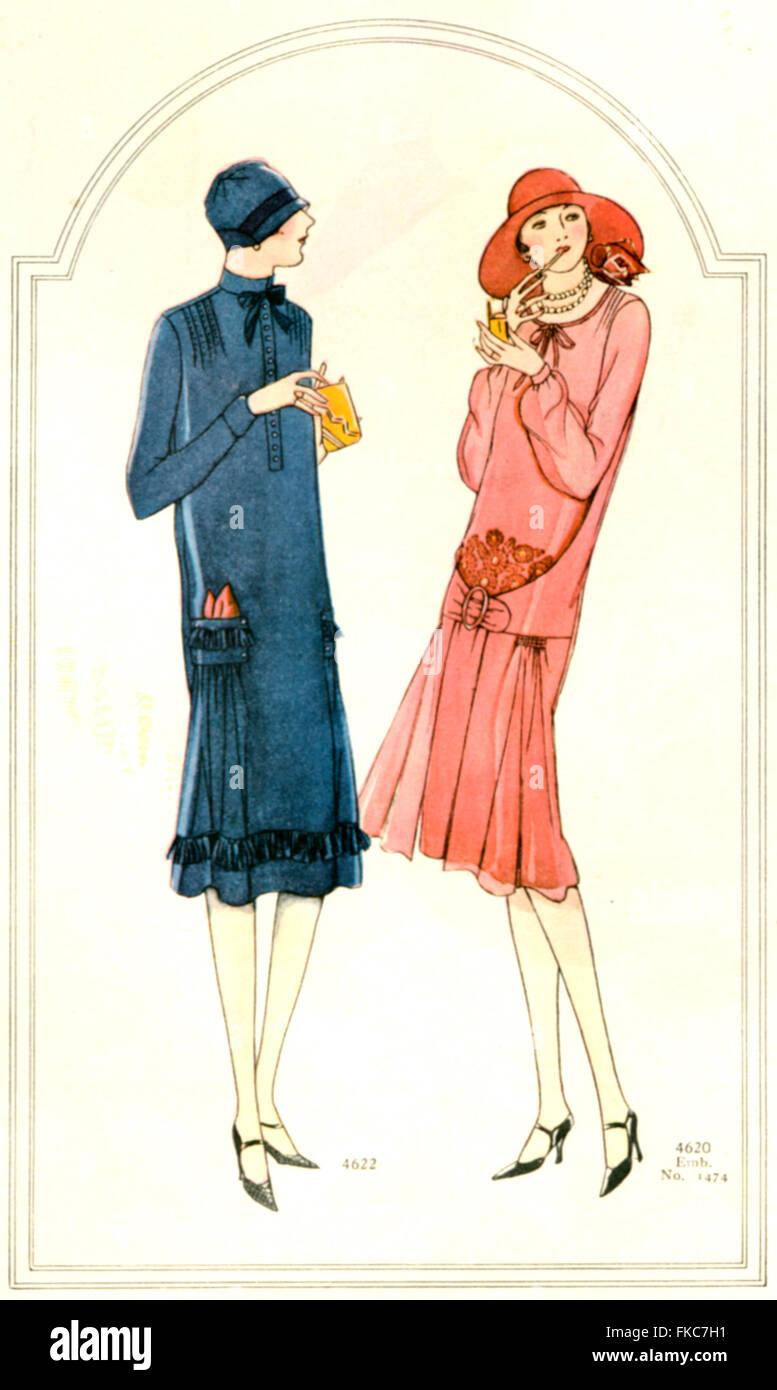 1920s fashion magazine plate hi-res stock photography and images - Alamy
