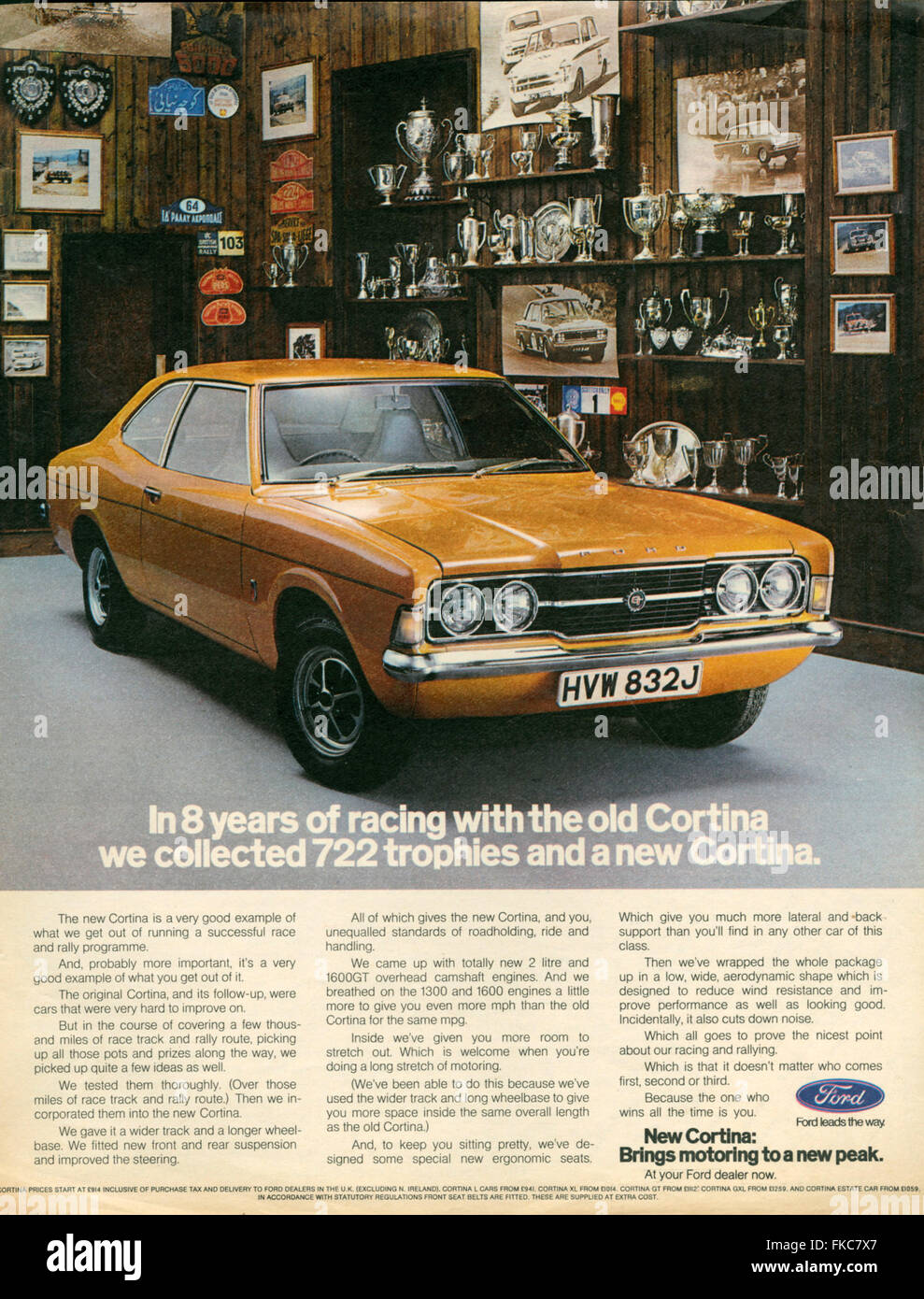 1970s UK Ford Magazine Advert Stock Photo - Alamy