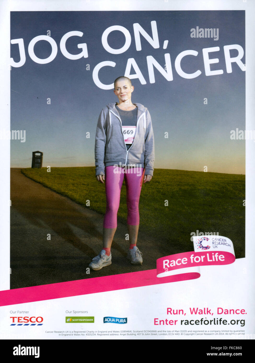 2010s UK Cancer Research Magazine Advert Stock Photo - Alamy