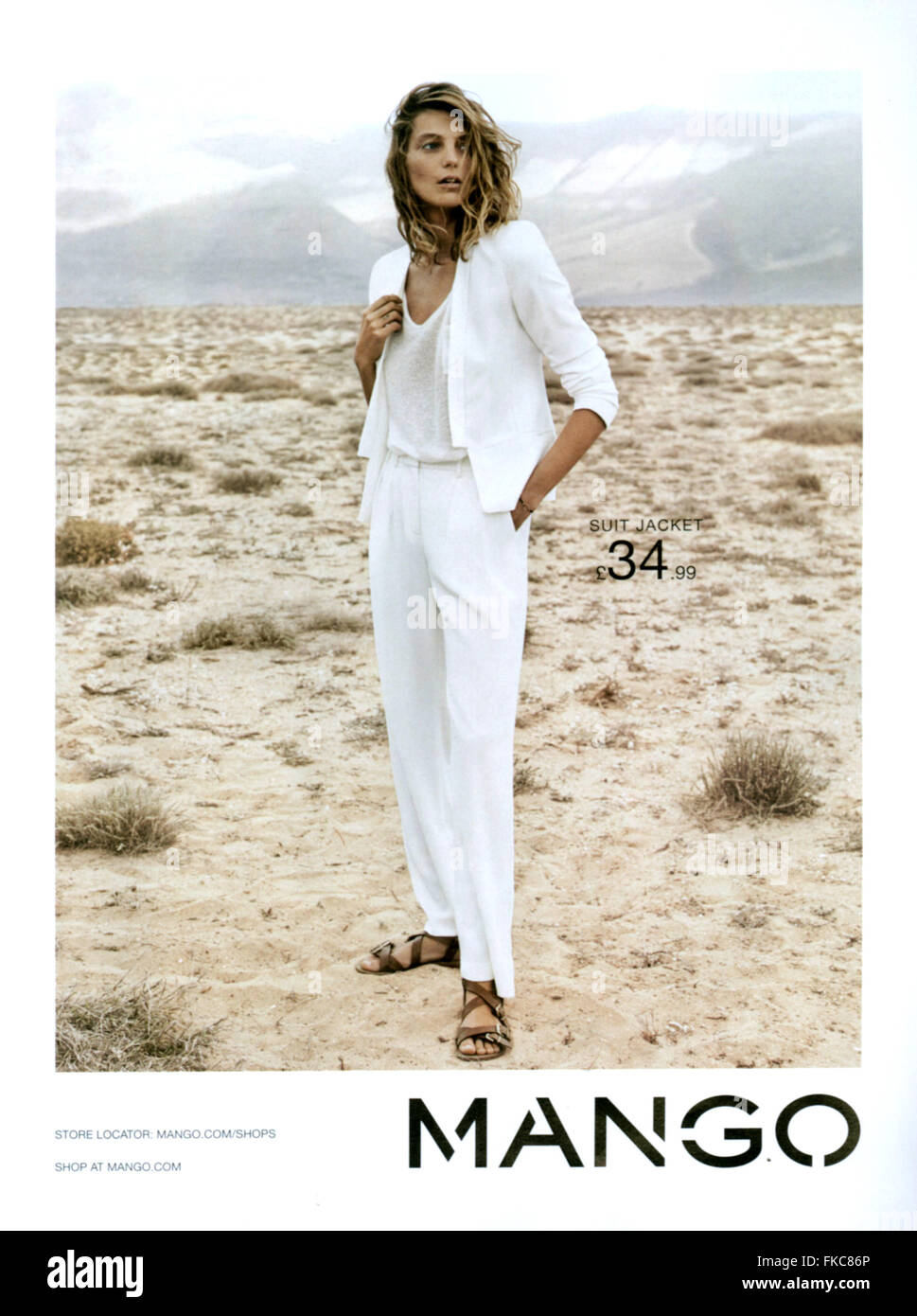 2010s UK Mango Magazine Advert Stock Photo - Alamy