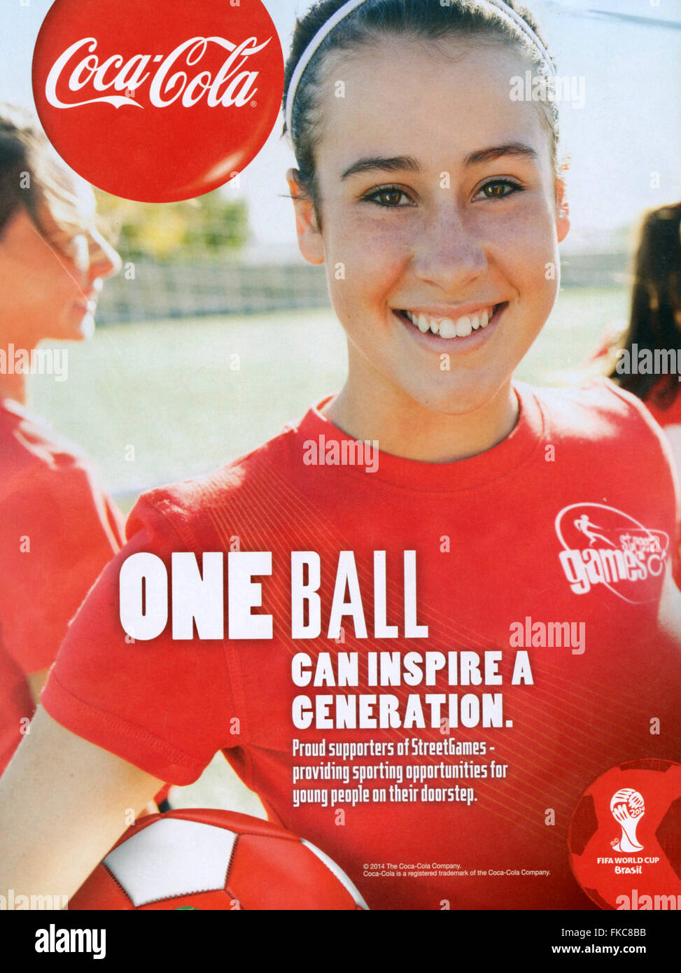 2010s UK Coca-Cola Magazine Advert Stock Photo - Alamy