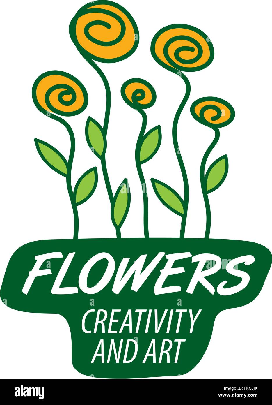 flower vector logo Stock Vector Image & Art - Alamy