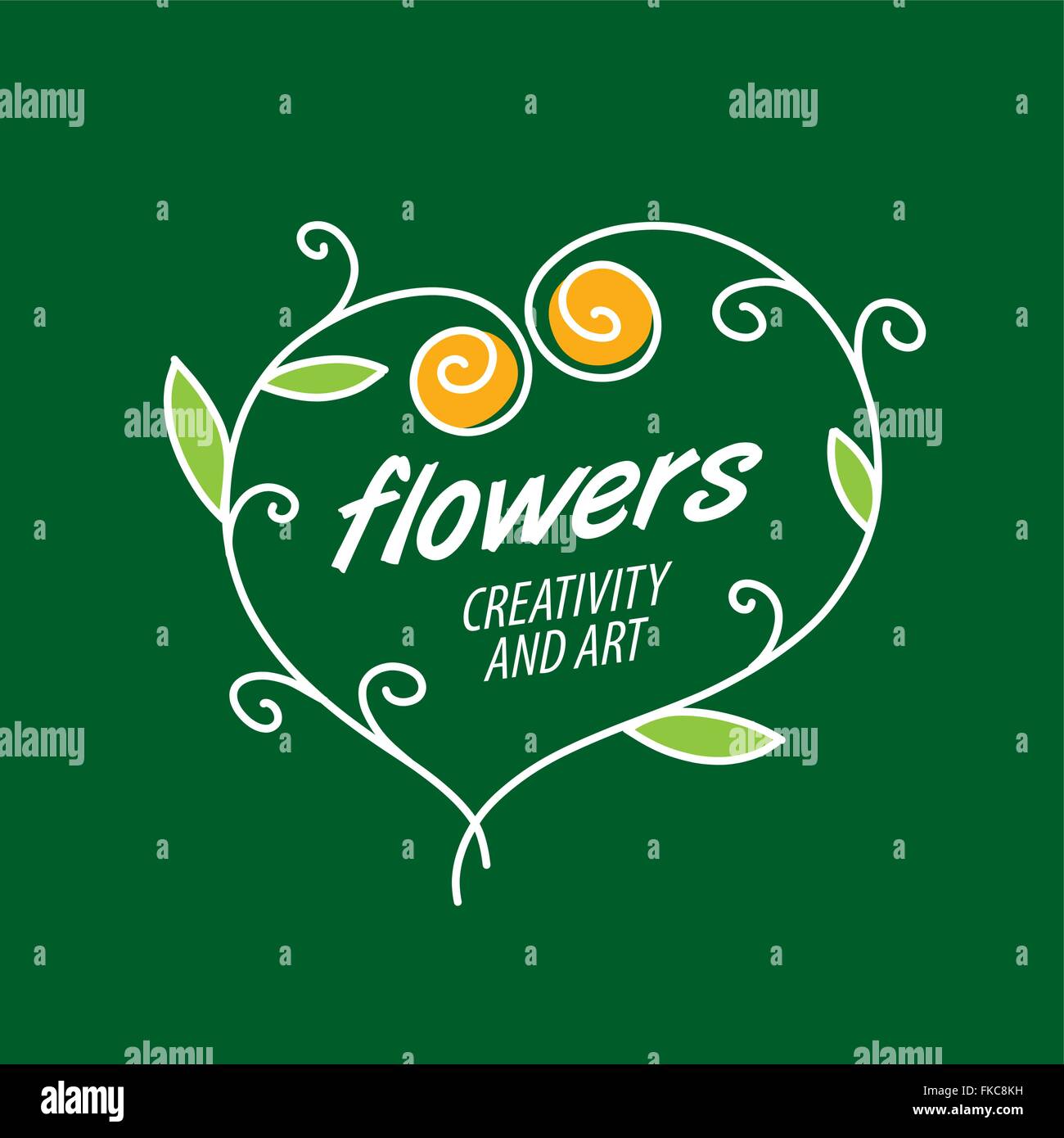 flower vector logo Stock Vector Image & Art - Alamy
