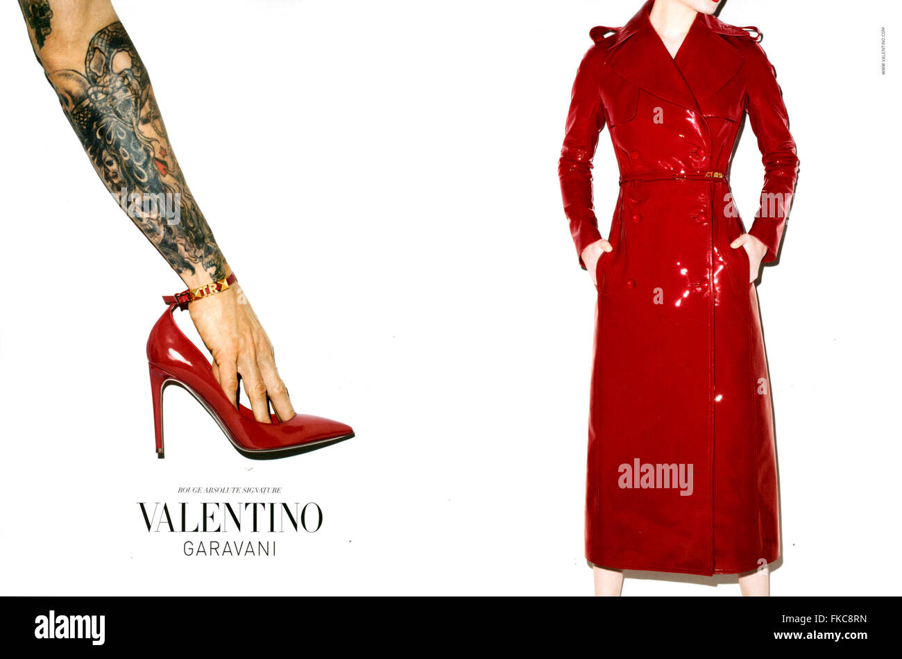 Valentino advert hi-res stock photography and images - Alamy