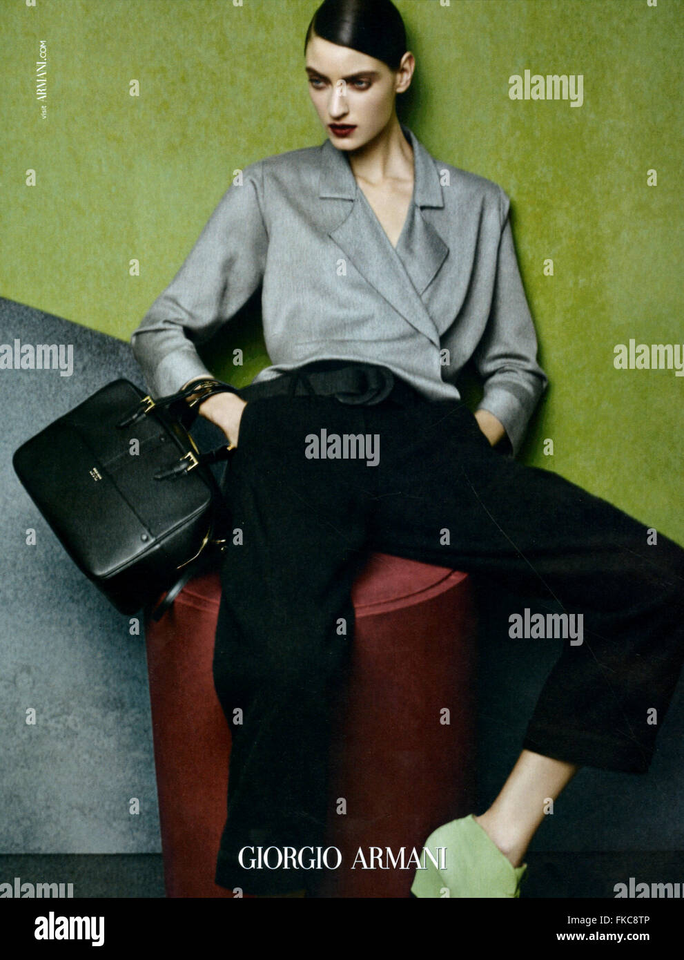 2010s UK Armarni Magazine Advert Stock Photo - Alamy