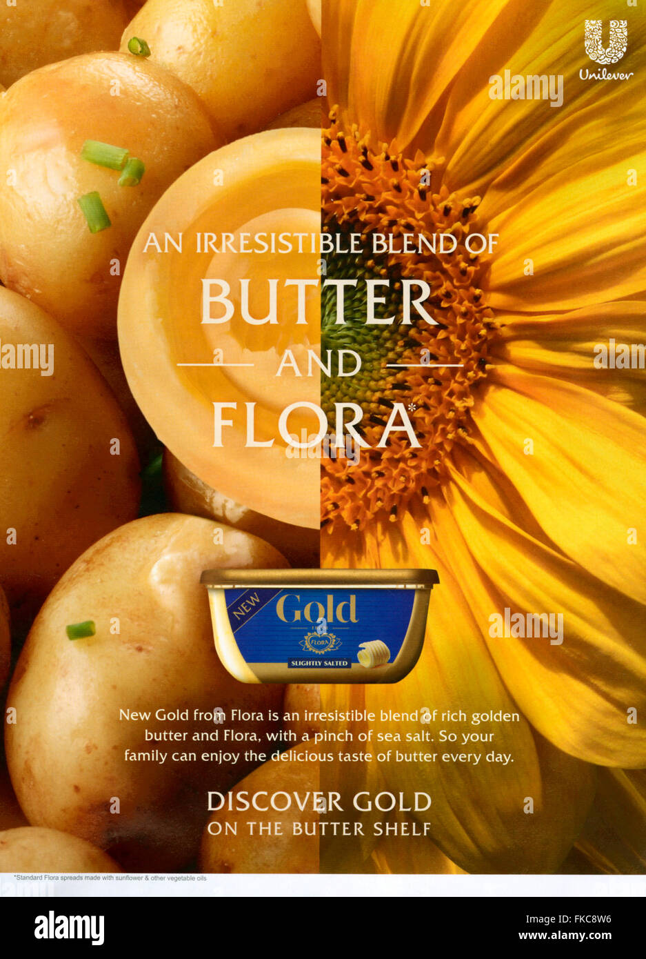 2010s UK Flora Magazine Advert Stock Photo - Alamy