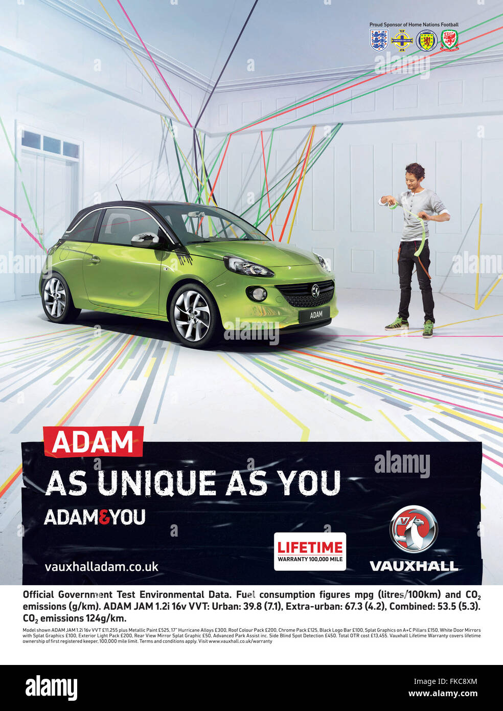 2010s UK Vauxhall Magazine Advert Stock Photo - Alamy