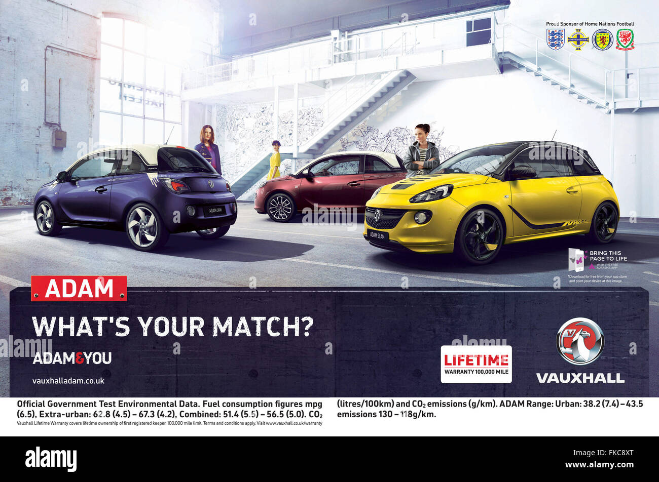 2010s UK Vauxhall Magazine Advert Stock Photo - Alamy