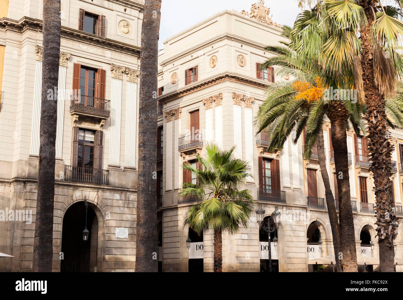 Plaza Real, Barcelona Stock Photo - Alamy