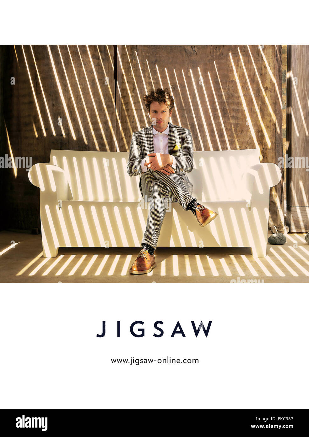 2010s UK Jigsaw Magazine Advert Stock Photo - Alamy