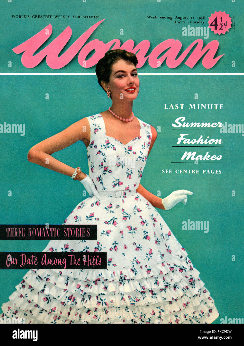 Fashion magazine cover 1950s hi-res stock photography and images - Alamy