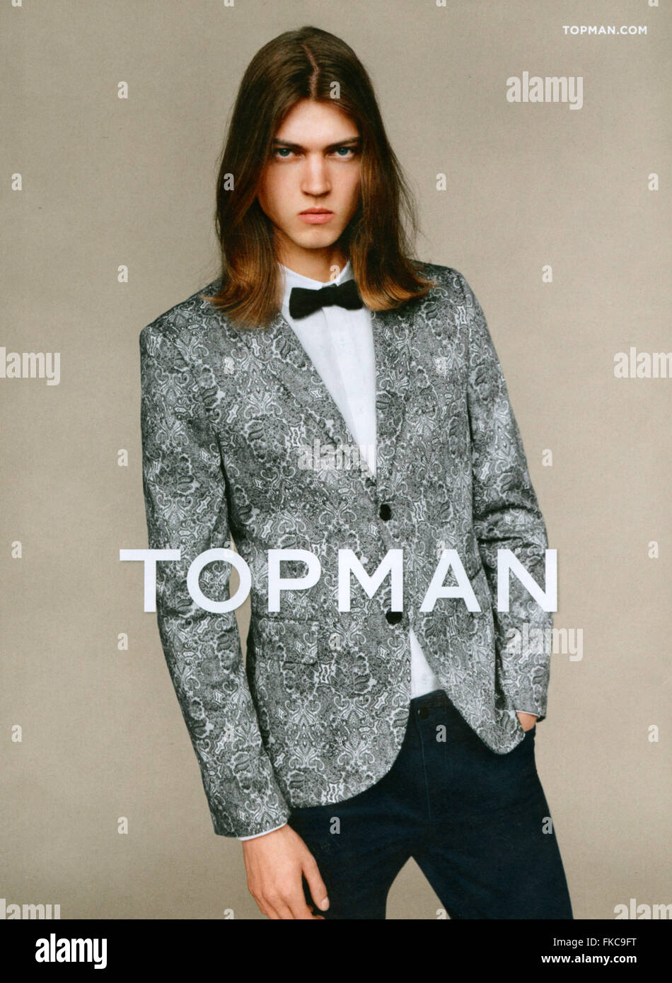 2000s UK Topman Magazine Advert Stock Photo - Alamy