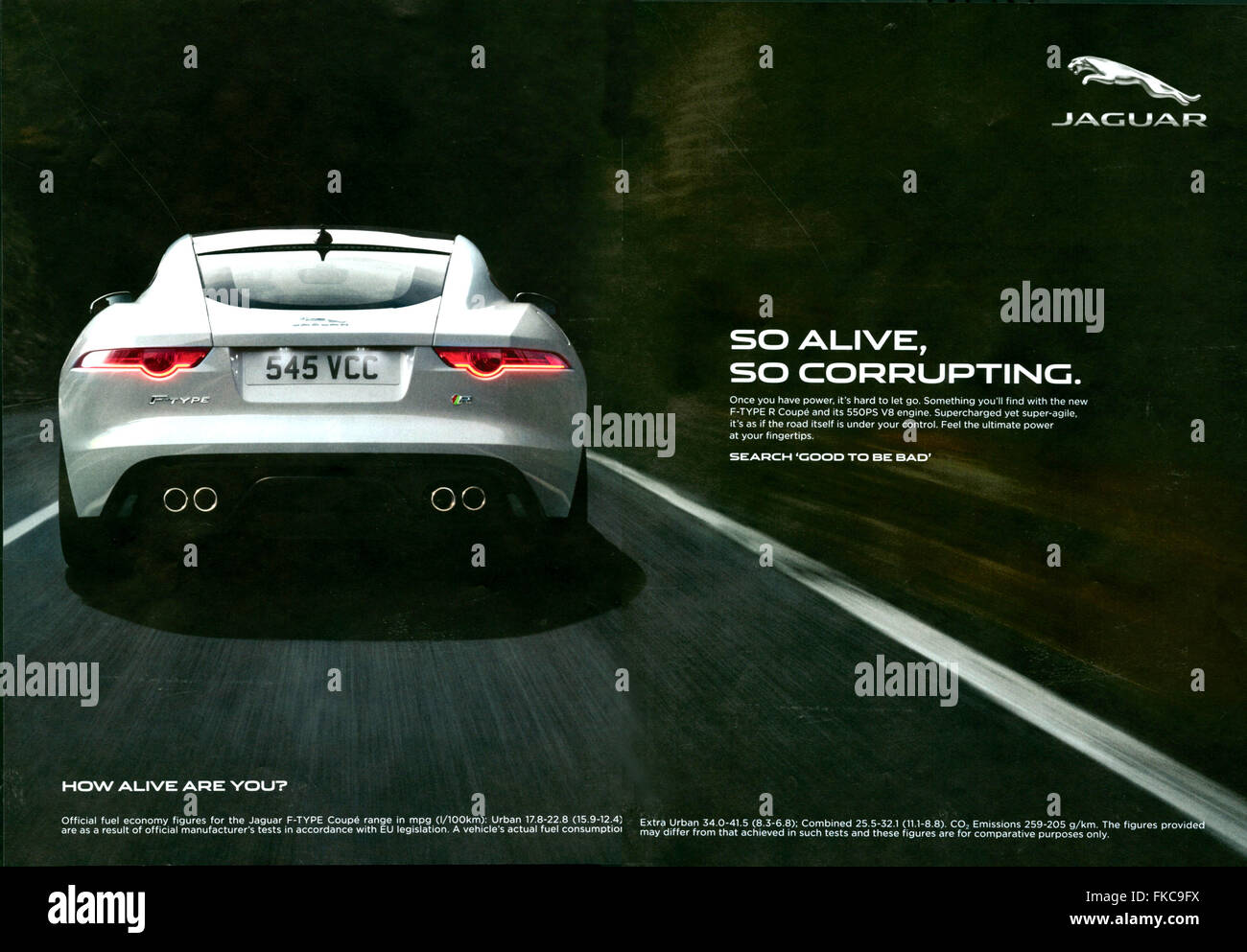 2000s UK Jaguar Magazine Advert Stock Photo - Alamy