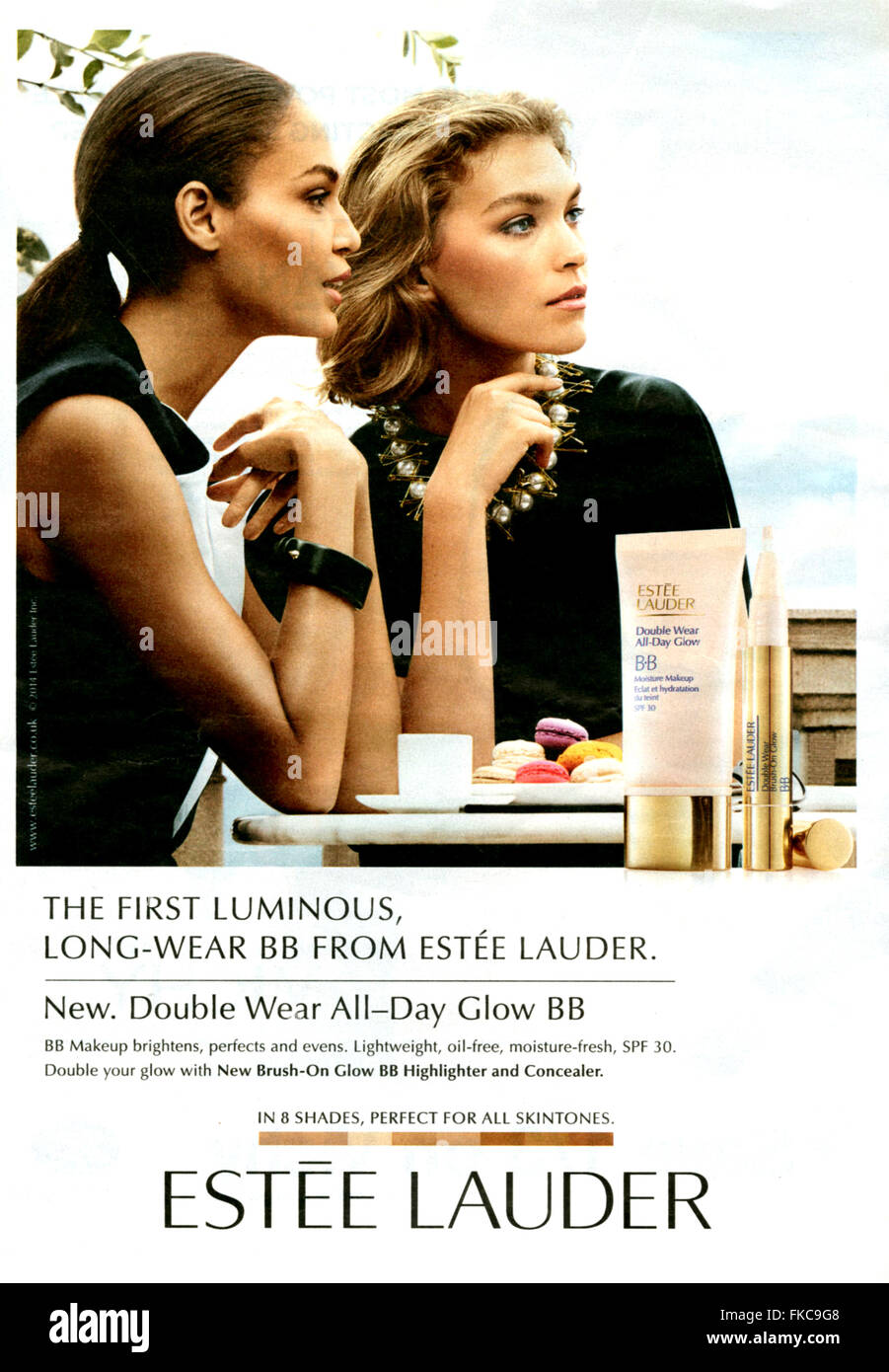 2000s UK Estee Lauder Magazine Advert Stock Photo - Alamy