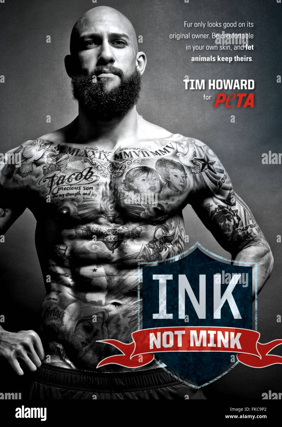 2010s USA PETA Magazine Advert Stock Photo - Alamy