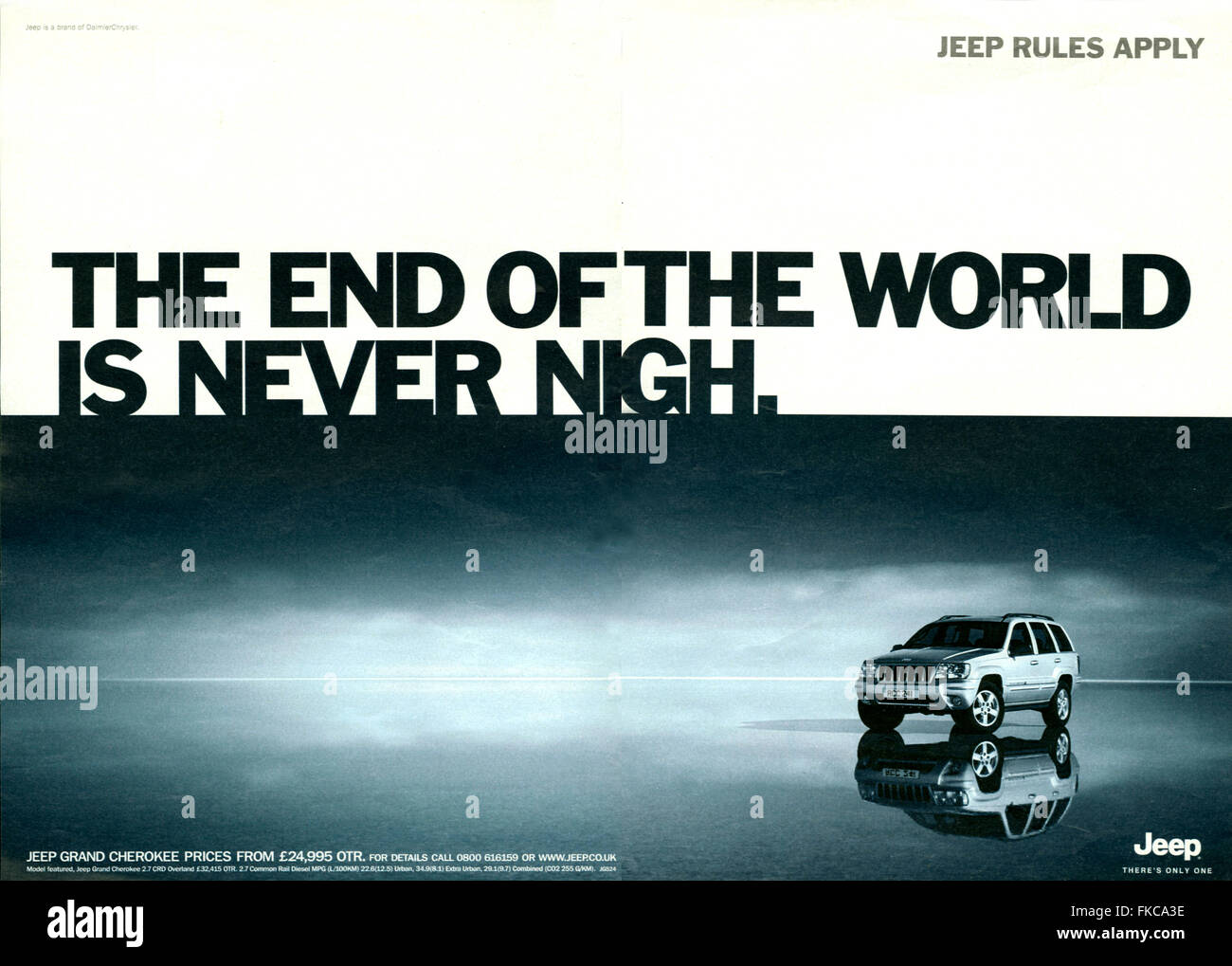 2000s UK Jeep Magazine Advert Stock Photo - Alamy
