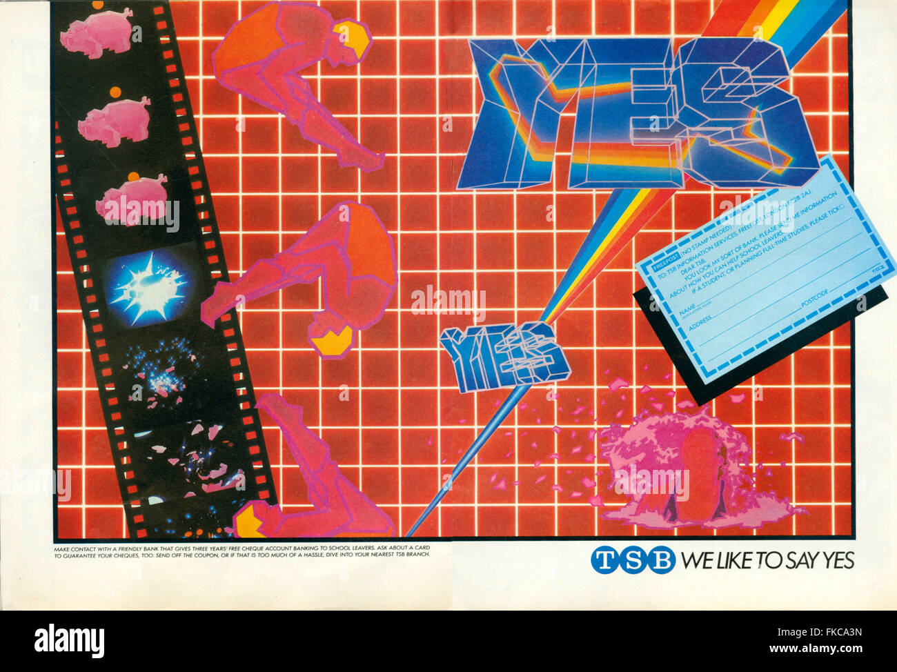 1980s UK TSB Magazine Advert Stock Photo - Alamy