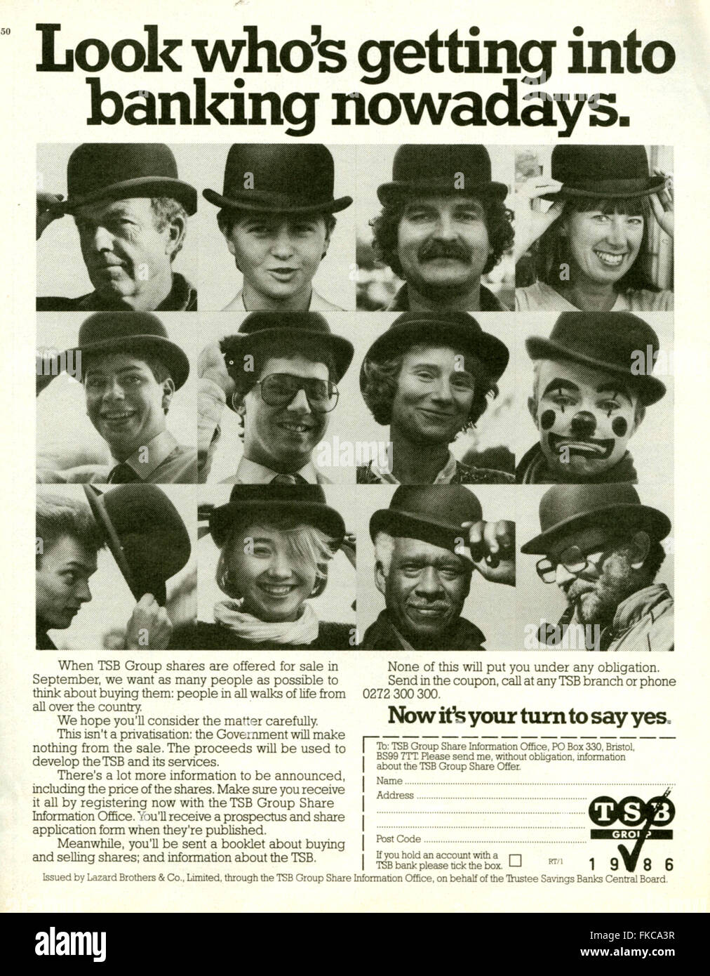 Tsb advert hi-res stock photography and images - Alamy