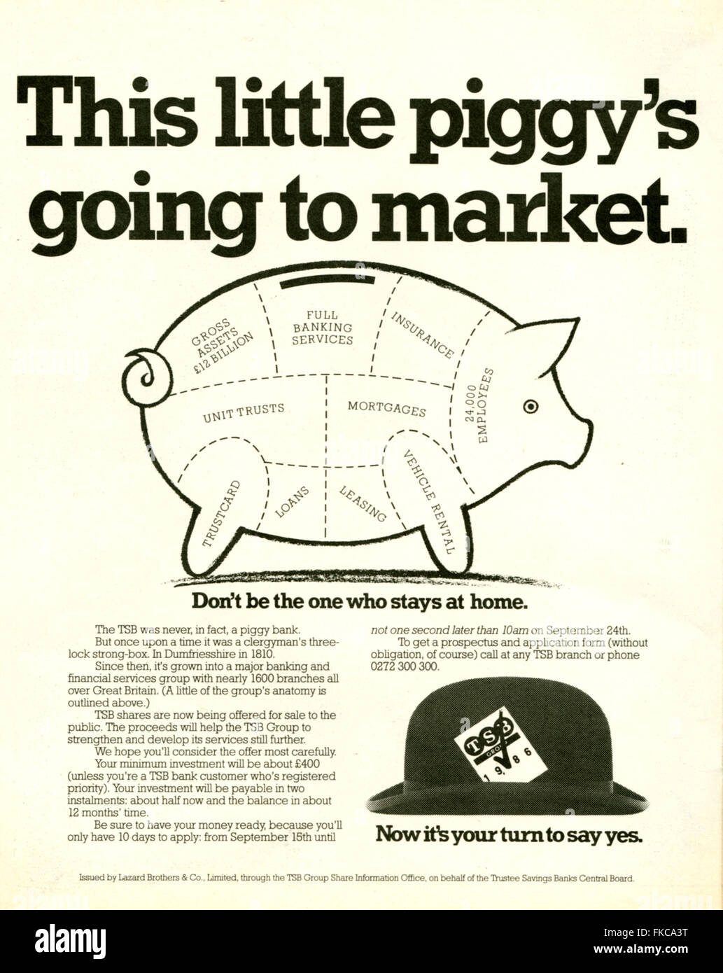 Tsb advert hi-res stock photography and images - Alamy