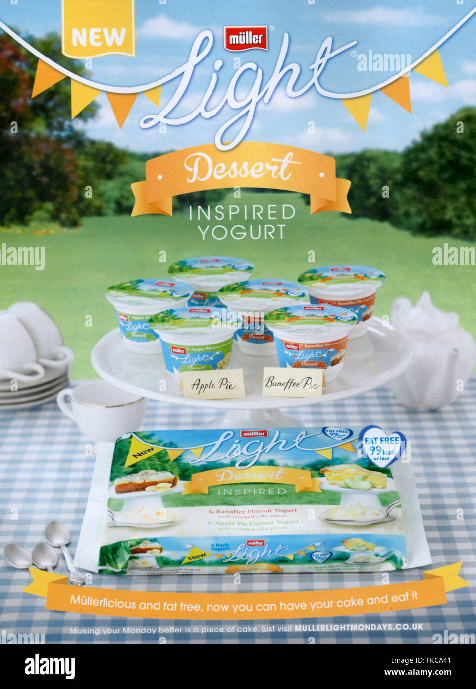 2010s UK Muller Magazine Advert Stock Photo - Alamy