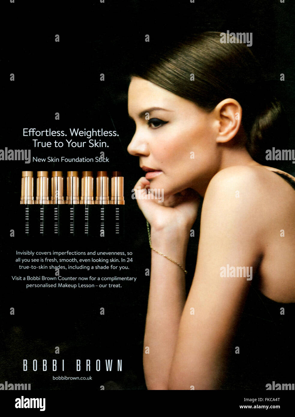2010s UK Bobbi Brown Magazine Advert Stock Photo - Alamy