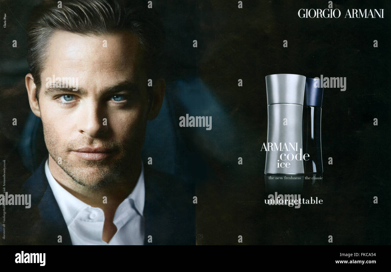 Perfume advert armani hi-res stock photography and images - Alamy