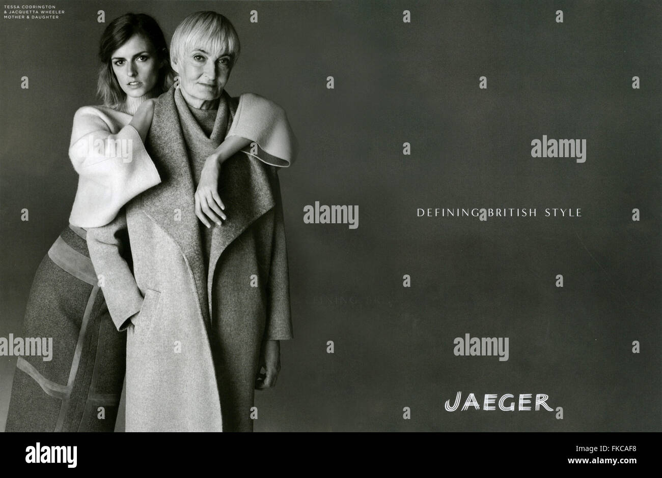 2010s UK Jaeger Magazine Advert Stock Photo - Alamy