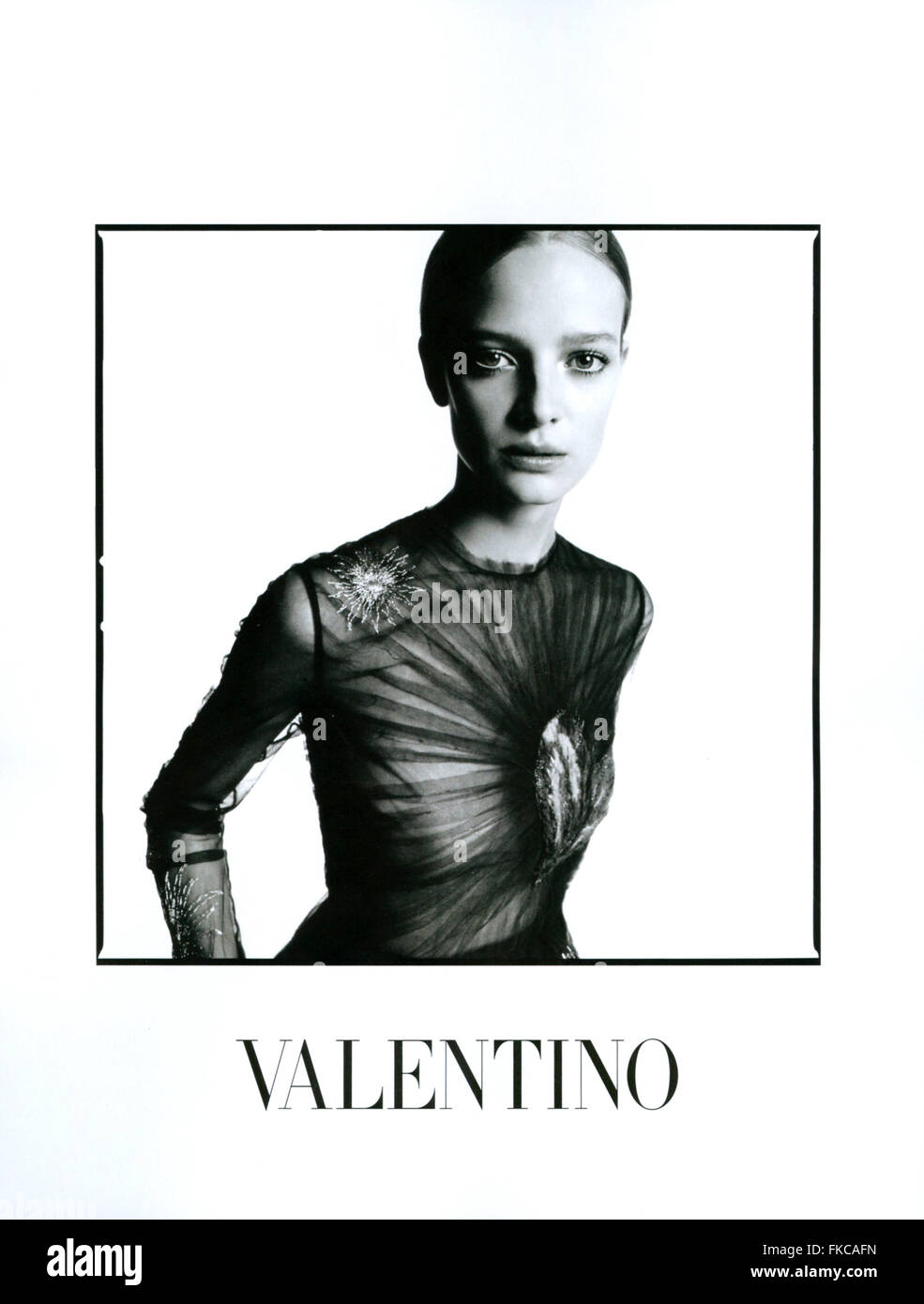 2010s UK Valentino Magazine Advert Stock Photo - Alamy