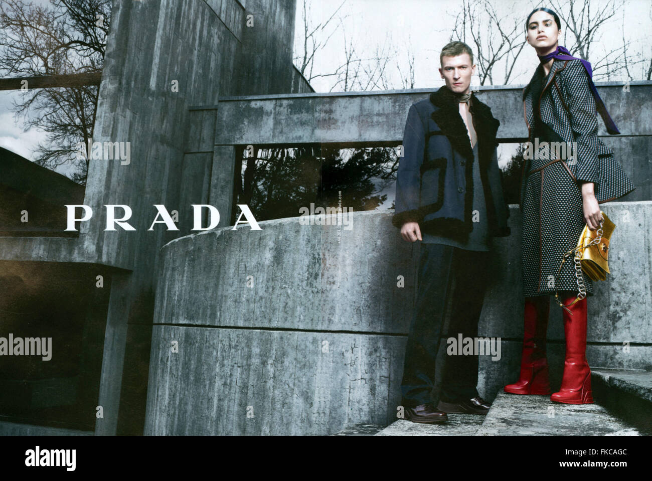 2010s UK Prada Magazine Advert Stock Photo - Alamy