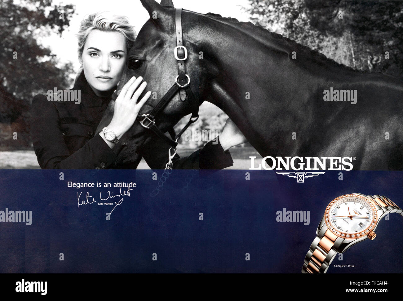 Longines Advert High Resolution Stock Photography and Images - Alamy