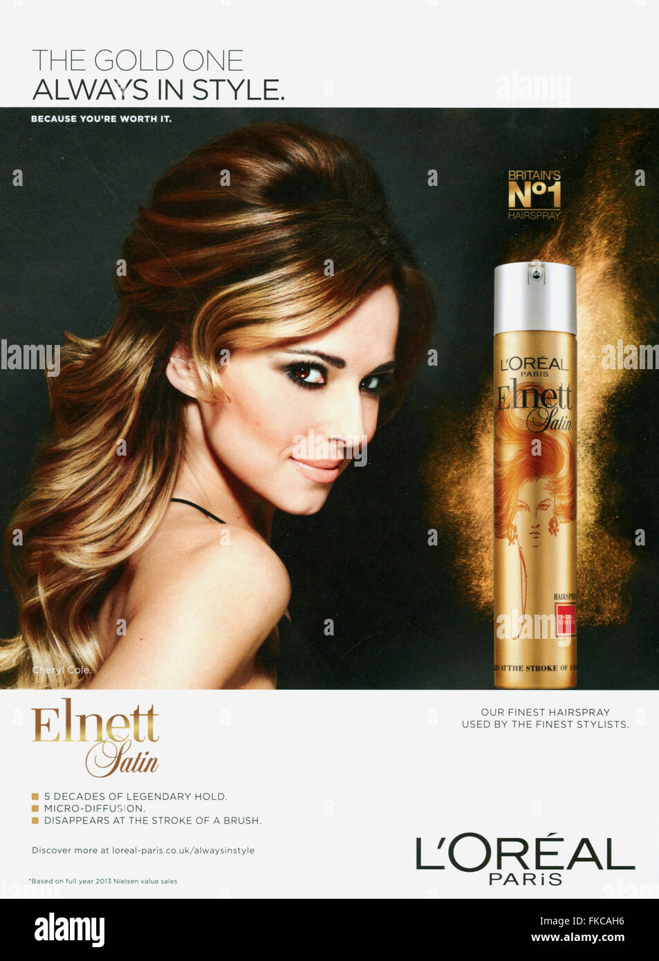 Elnett advert hi-res stock photography and images - Alamy