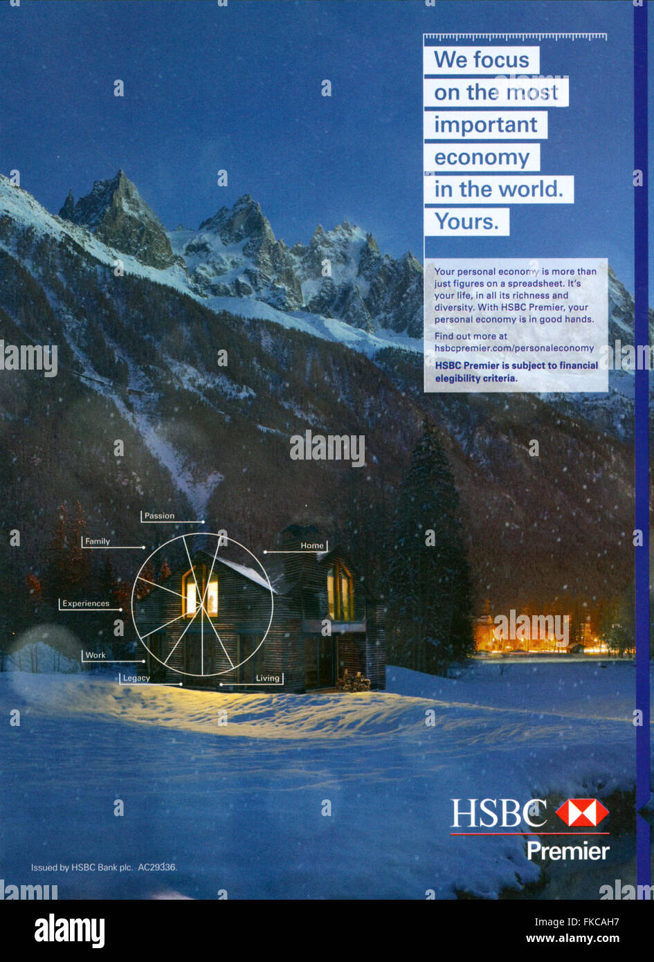 2010s UK HSBC Magazine Advert Stock Photo - Alamy