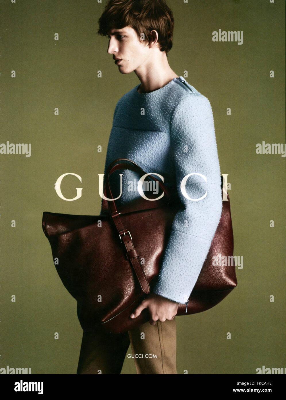 2010s UK Gucci Magazine Advert Stock Photo - Alamy