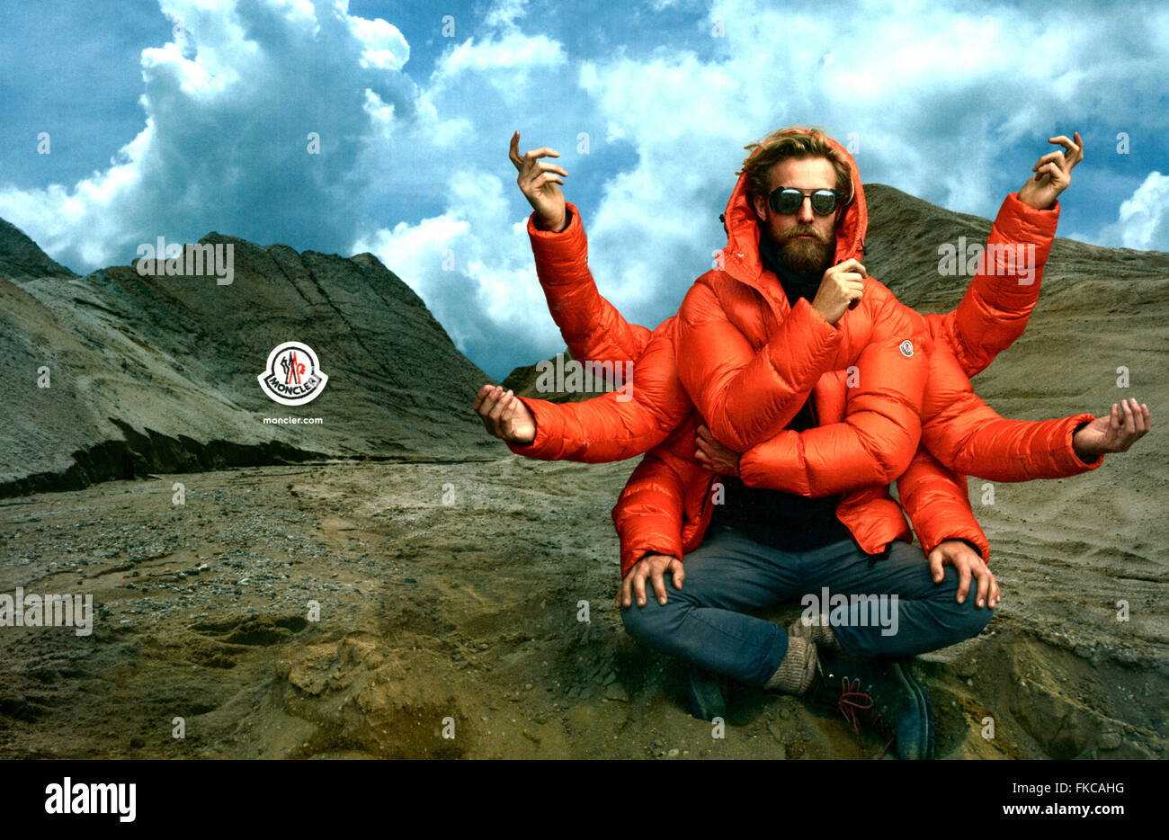 2010s UK Moncler Magazine Advert Stock Photo - Alamy