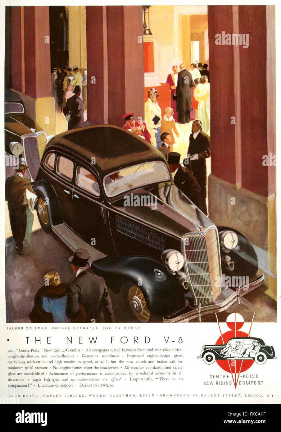 1930s uk ford magazine advert hi-res stock photography and images - Alamy
