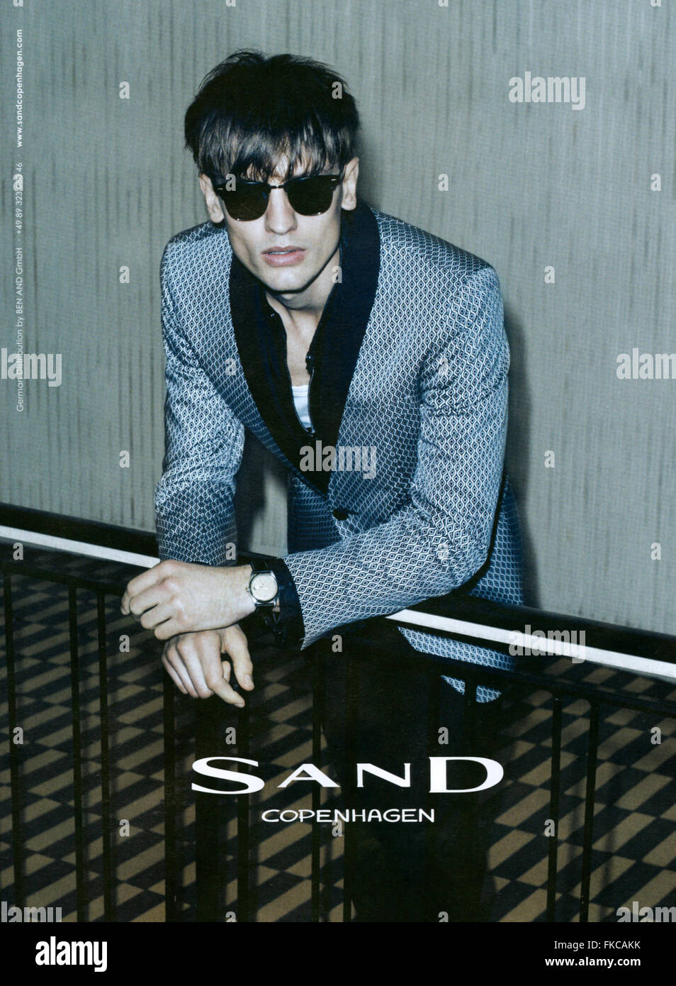 2000s UK SAND Magazine Advert Stock Photo - Alamy