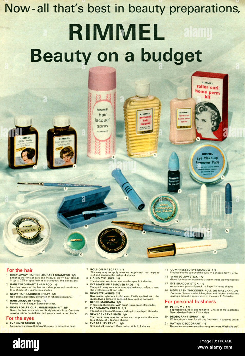 Rimmel advert hi-res stock photography and images - Alamy