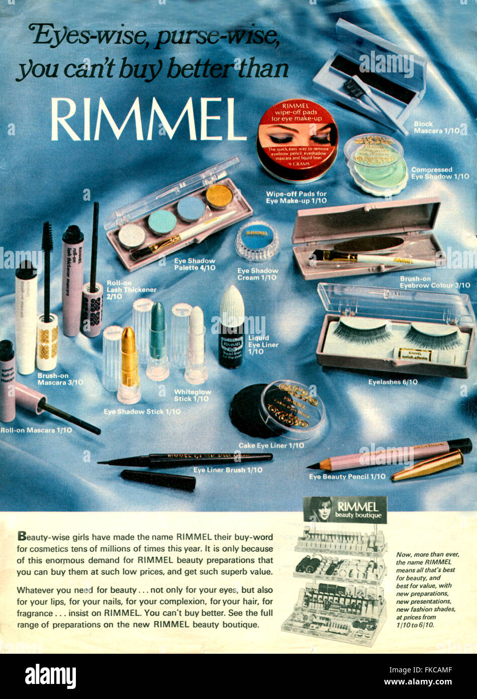 Rimmel advert hi-res stock photography and images - Alamy