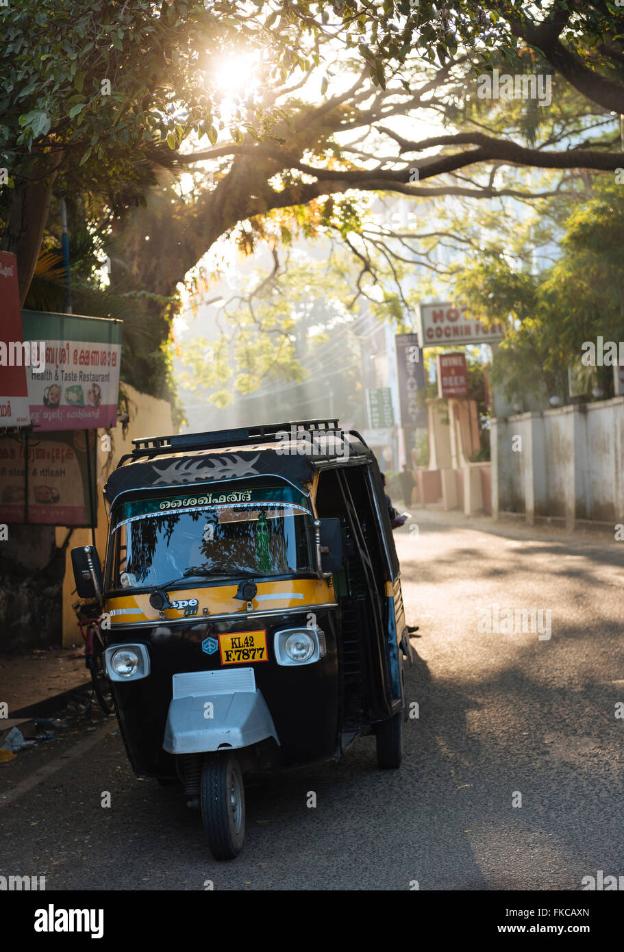 Kerala auto rickshaw hi-res stock photography and images - Alamy