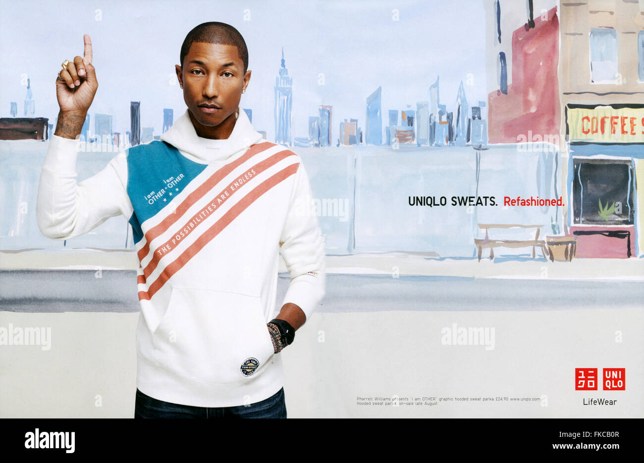 2010s UK Uniqlo Magazine Advert Stock Photo - Alamy