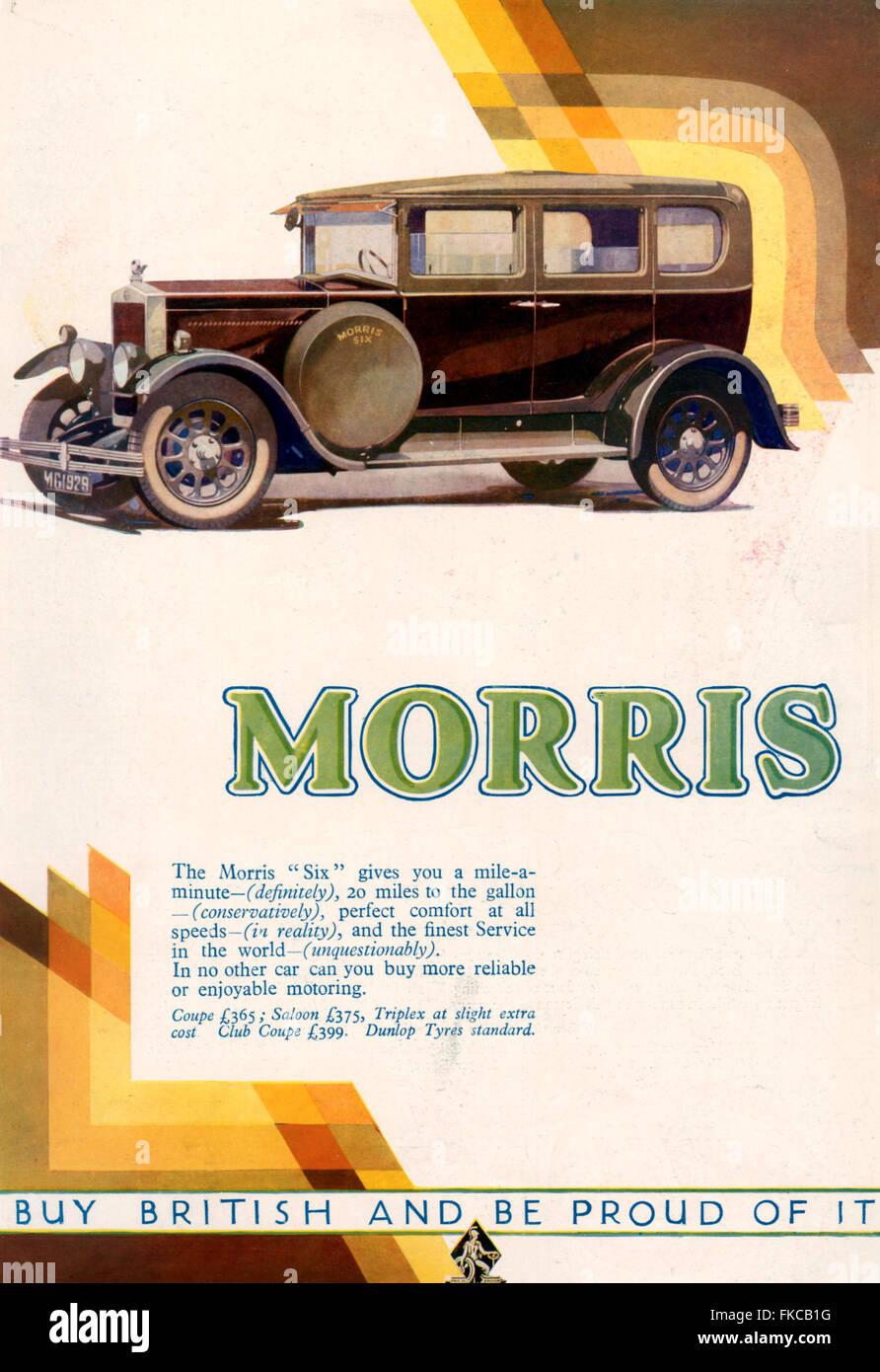 1920s UK Morris Magazine Advert Stock Photo - Alamy