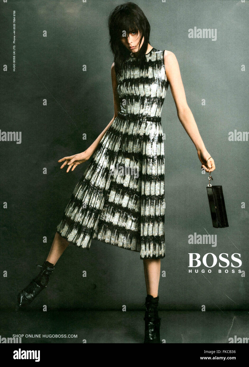 2010s UK Hugo Boss Magazine Advert Stock Photo - Alamy