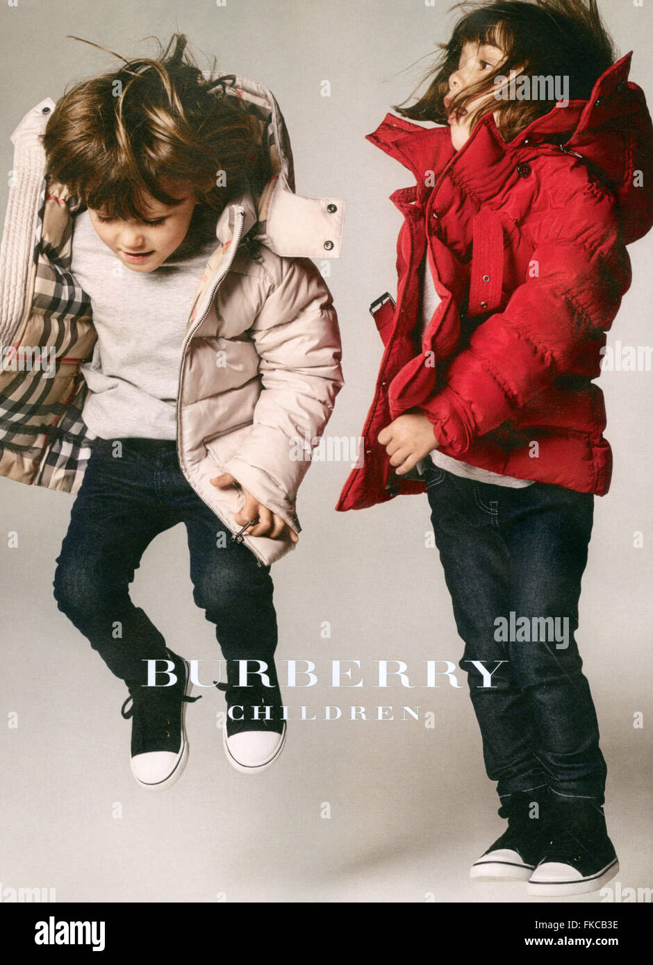 Burberry children hi-res stock photography and images - Alamy