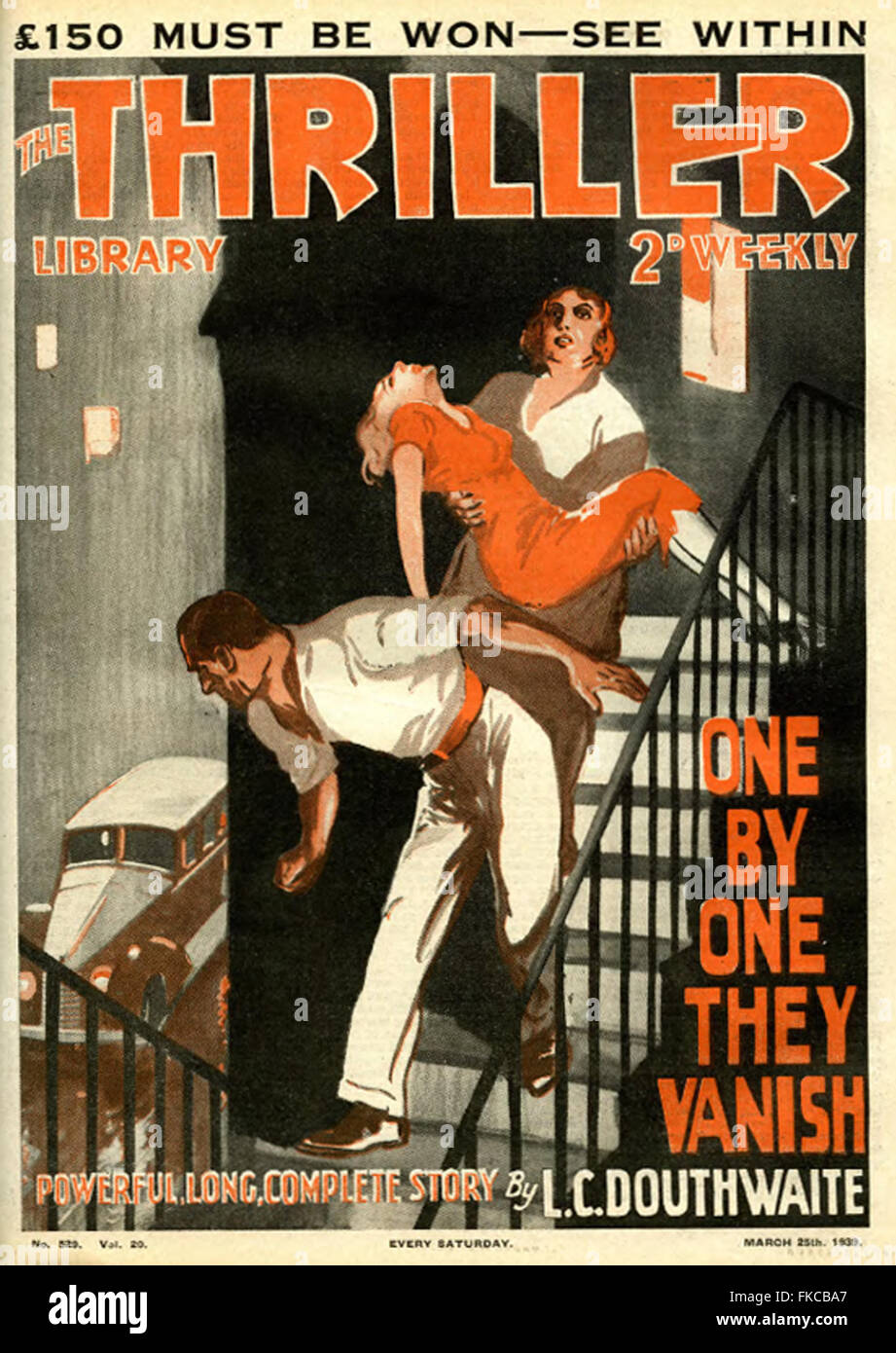 1930s UK Thriller Magazine Cover Stock Photo - Alamy